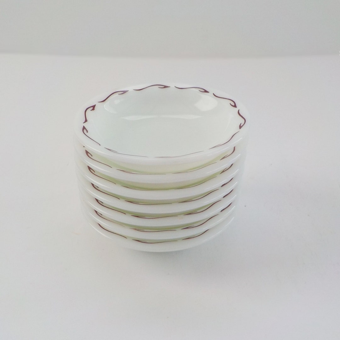 Vintage Restaurant Ware Bowls Pyrex Double Tough 7 Berry Bowls With ...