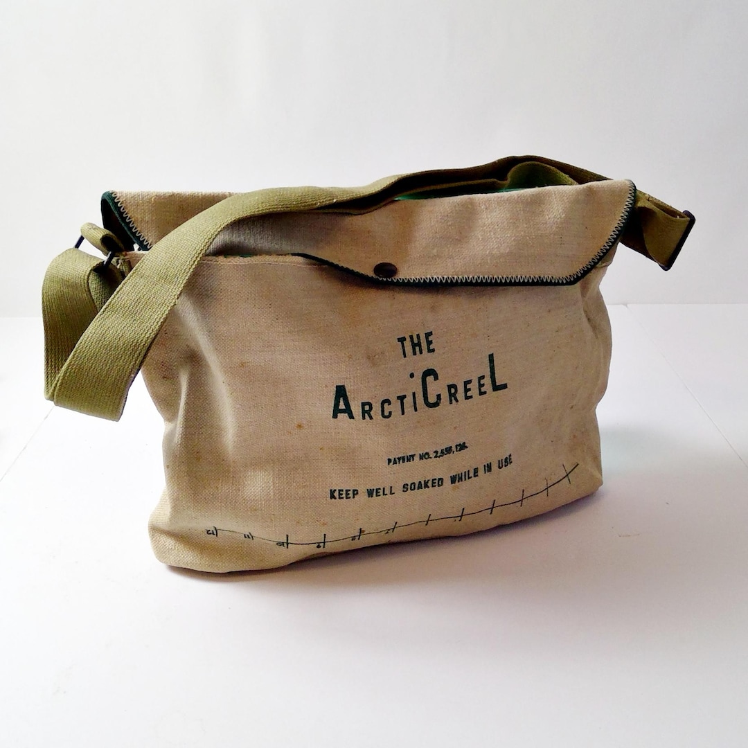 Vintage Arcticreel Canvas Fishing Creel Bag - Etsy
