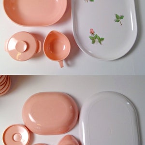 51 Piece Set Vintage Melmac Dinnerware Harmony House Catalina Pink ...