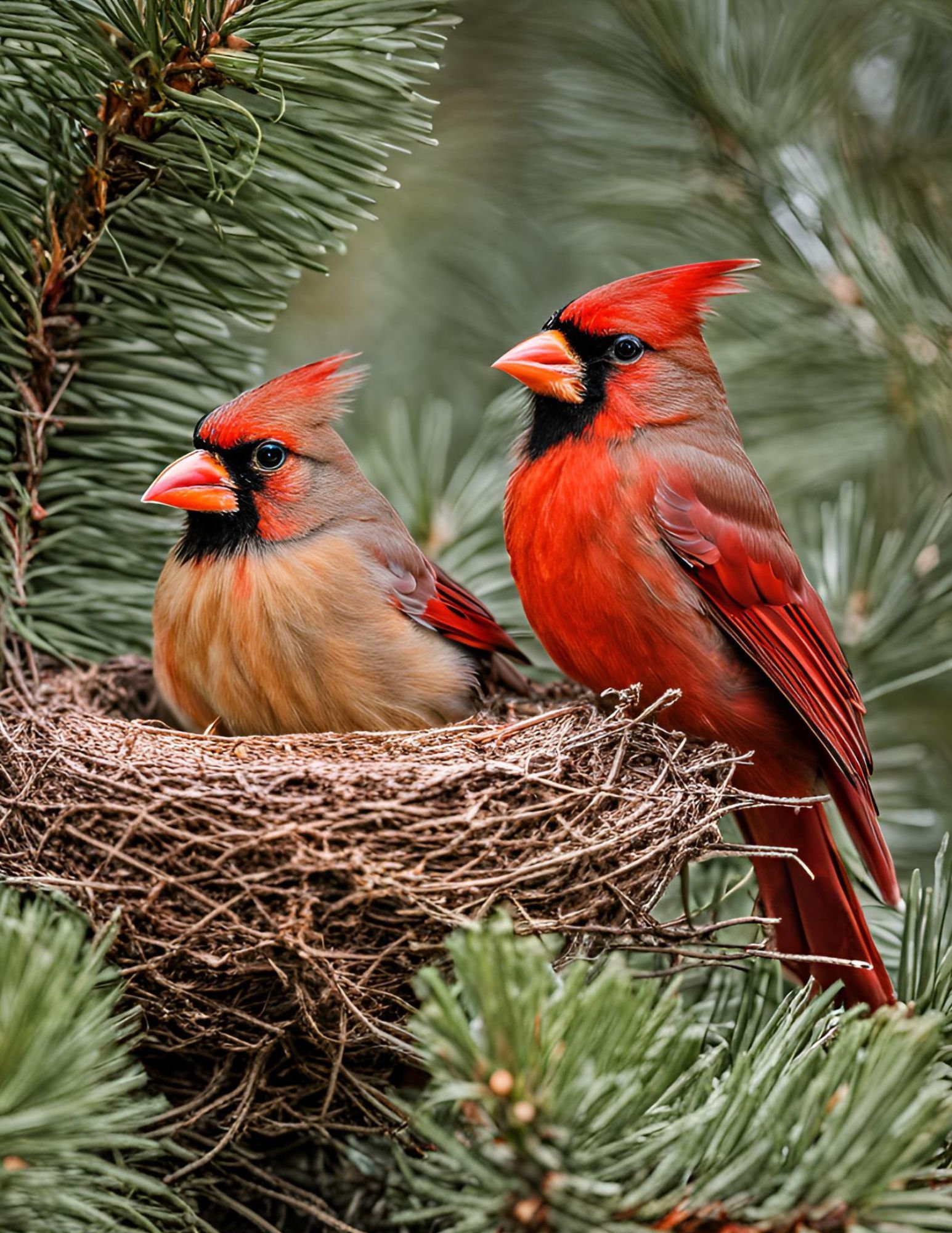 Cardinal Printable Junk Journal Scrapbook Pages, 8 Printable Cardinal ...