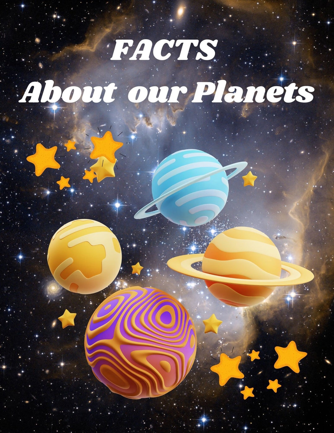 Planets Educational Guide: Printable Solar System Facts (digital ...