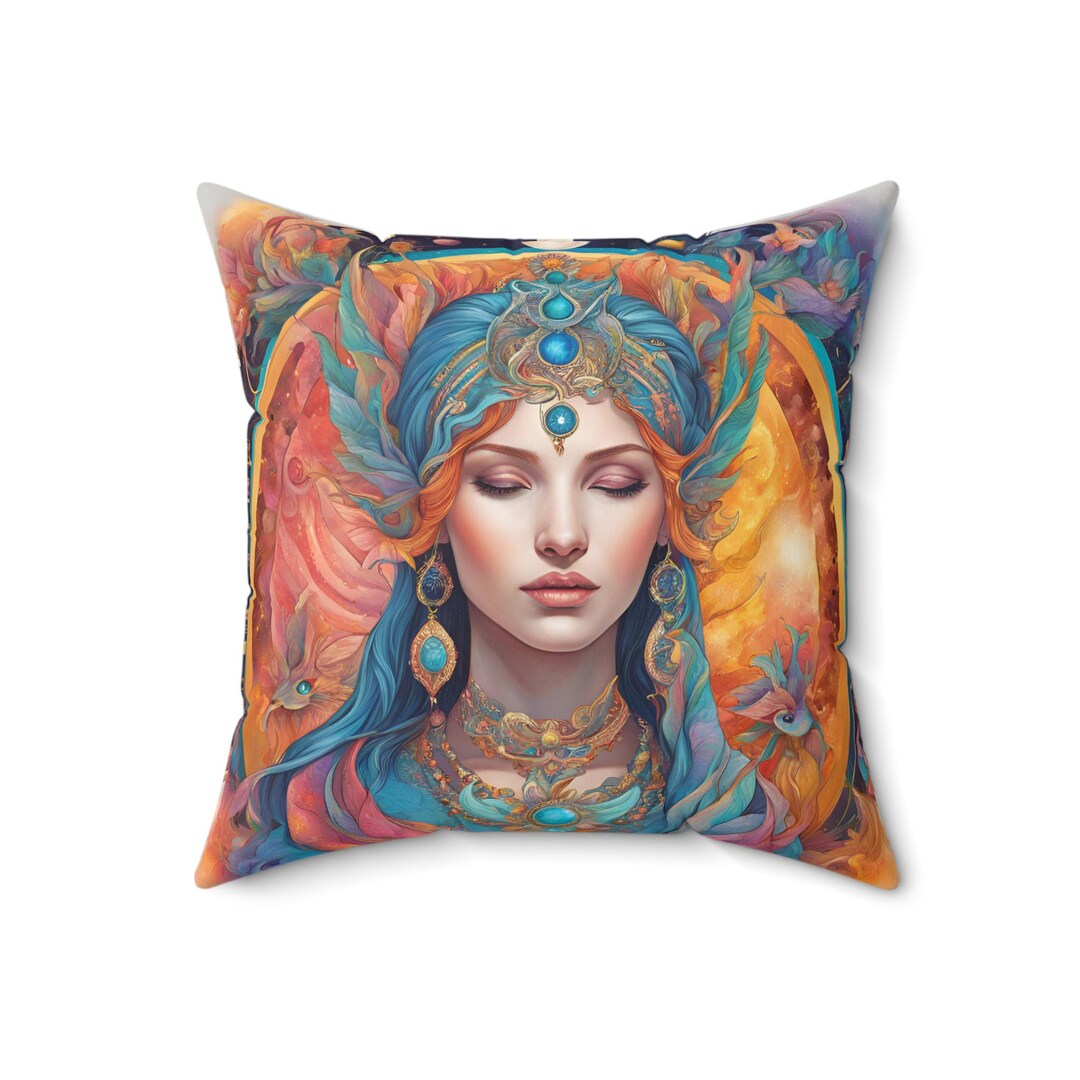 Celestial Goddess Pillow: Mystical Home Decor Accent - Etsy