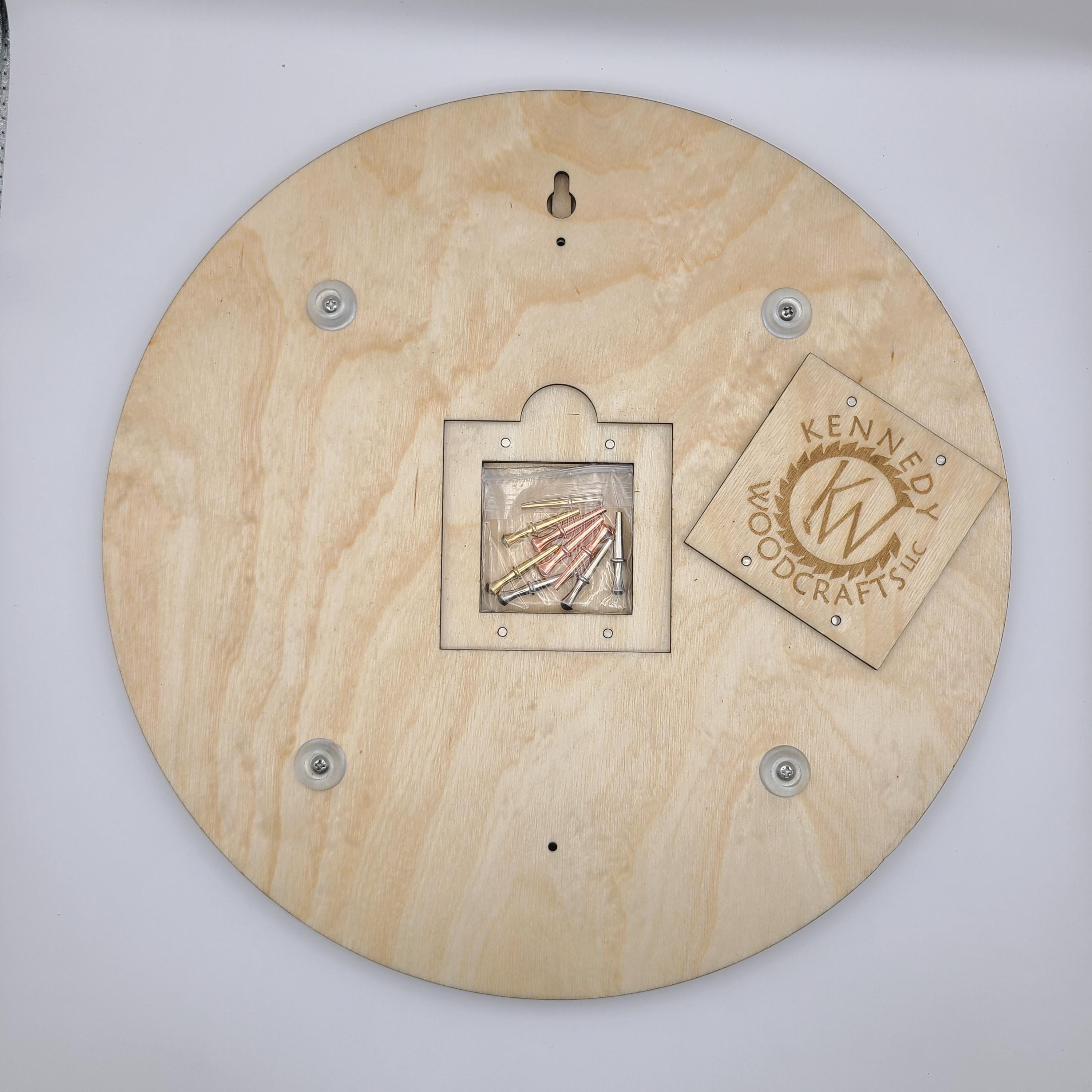 Prepare to Be Skunked Cribbage Board, Circular Wooden Cribbage Board ...