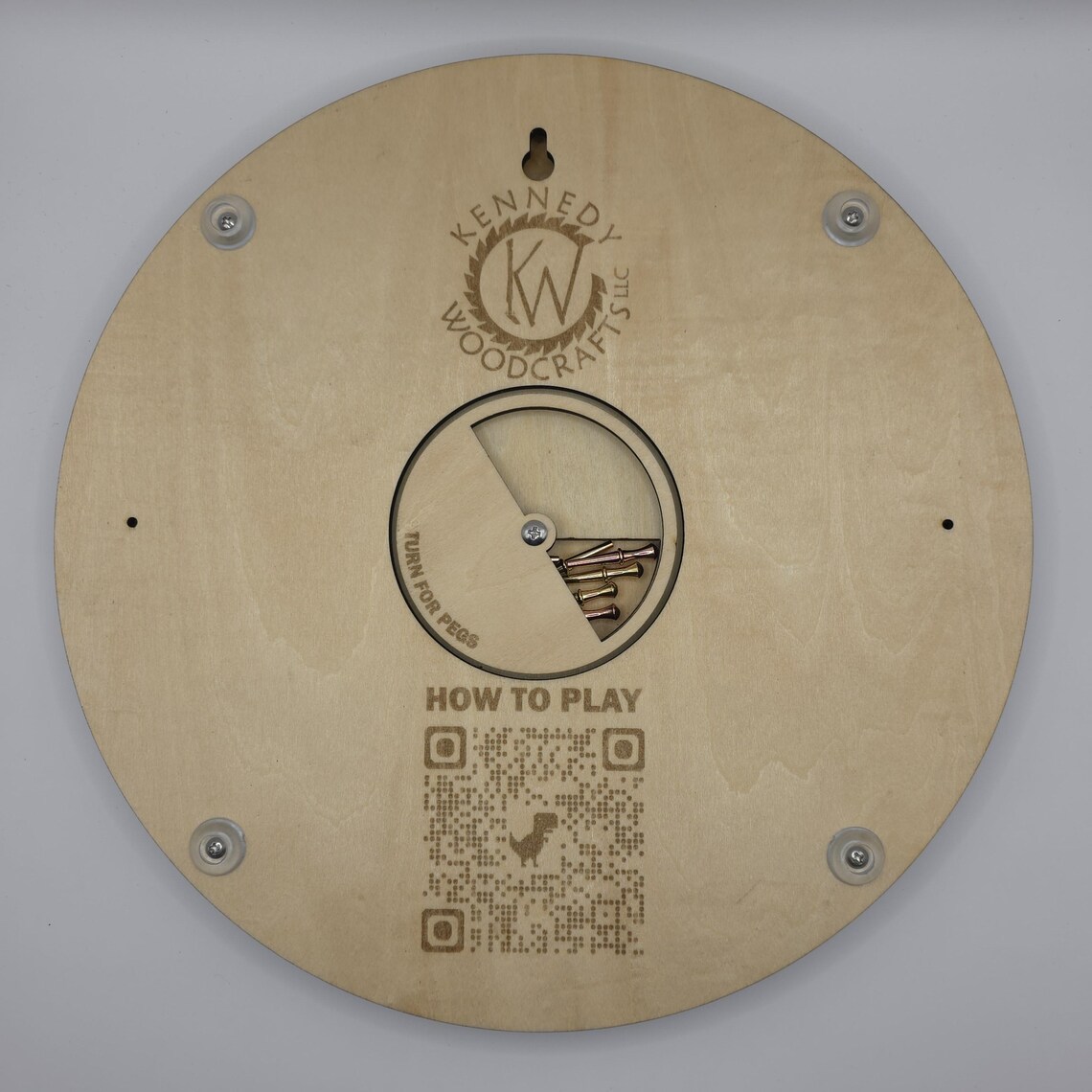 Party at My Crib Cribbage Board, Fun Wall Art Circular Wooden Cribbage ...
