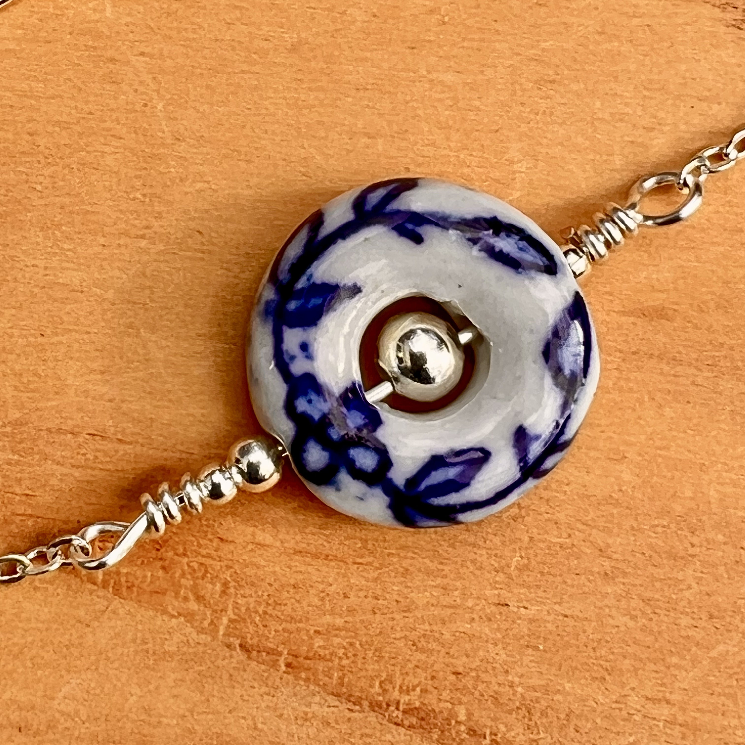 Delft Blue Willow Bracelet - Etsy