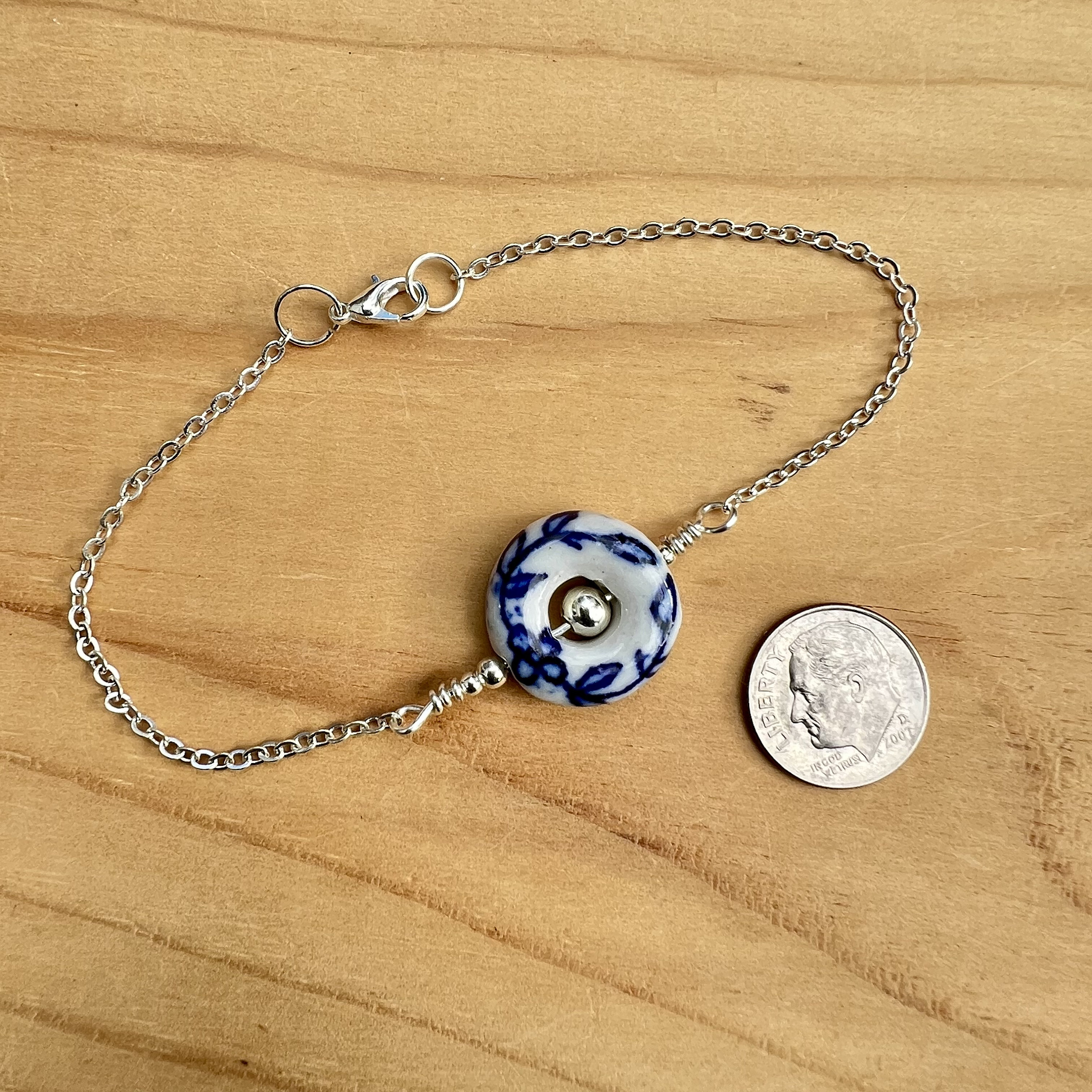 Delft Blue Willow Bracelet - Etsy
