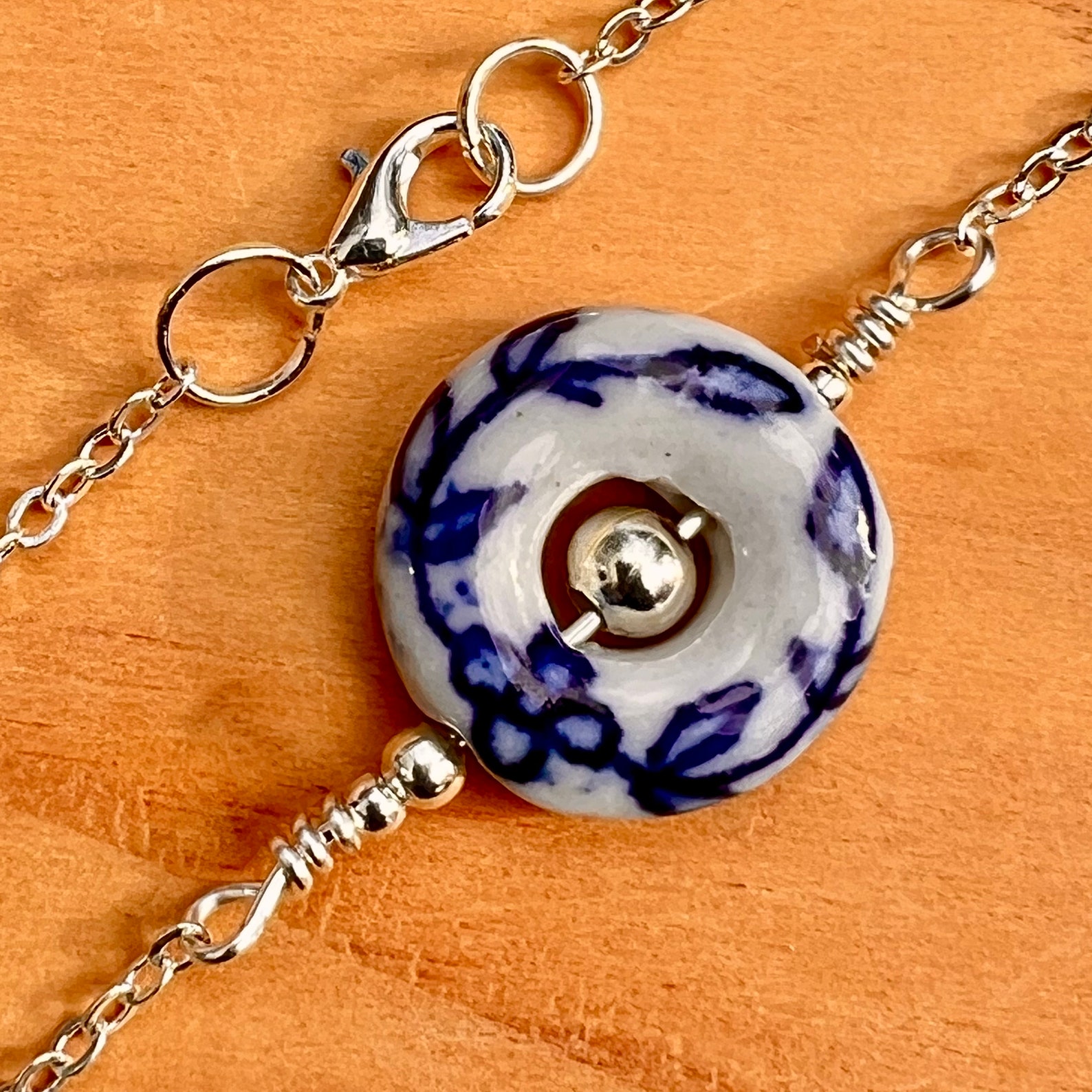 Delft Blue Willow Bracelet - Etsy