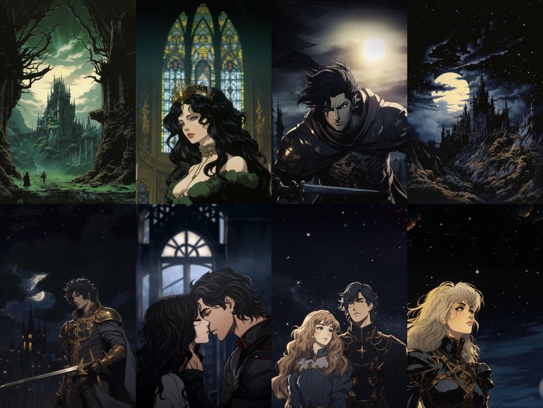 Custom Dark Fantasy Artwork for Book Art, Tiktoks, Instagram Reels ...