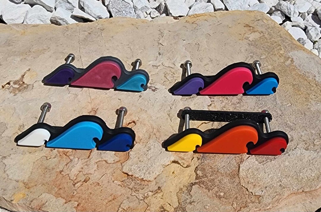 Epoxy Tri-color Waves Grille Badge Emblem Decoration for Toyota Tacoma ...