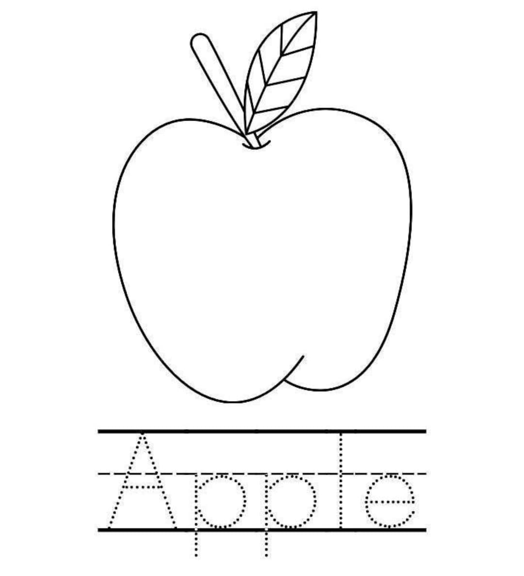 Alphabet Coloring Pages - Etsy