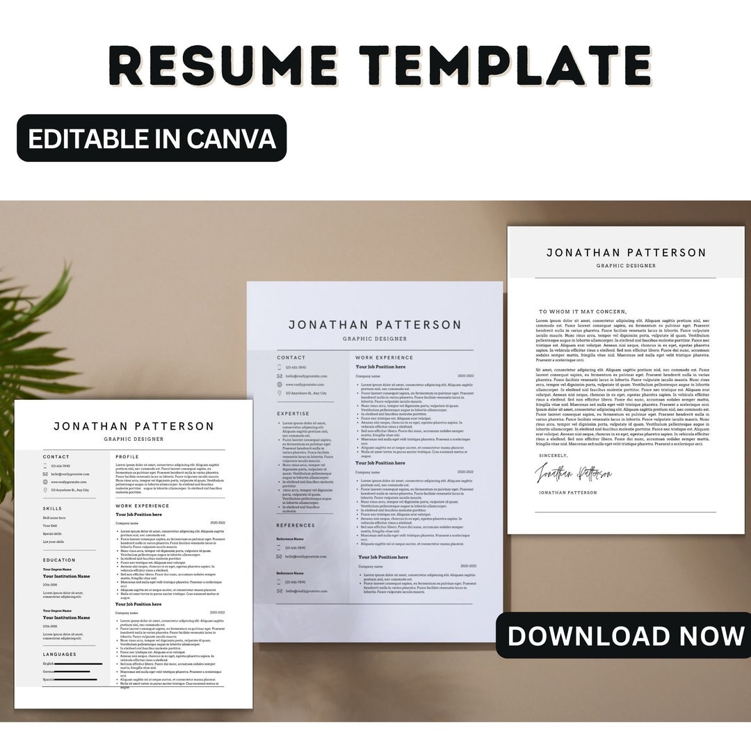 Graphics Designer Resume Template | ATS Friendly Resume Templates ...