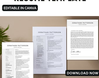 Academic Resume Template | ATS Friendly Resume Templates | Editable on ...