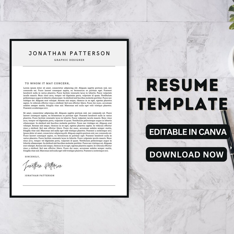 Graphics Designer Resume Template | ATS Friendly Resume Templates ...
