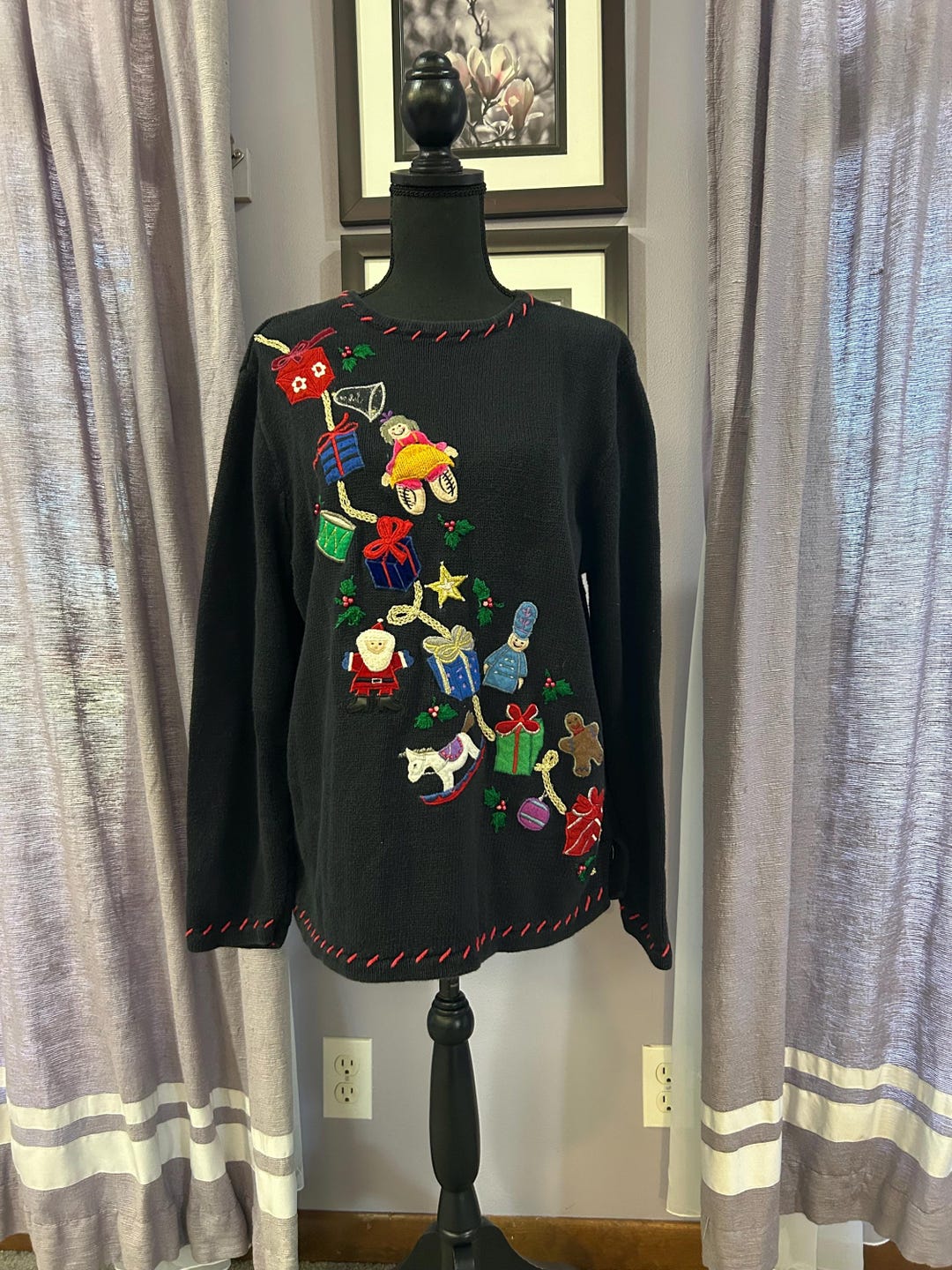 Vintage Basic Editions Holiday Sweater - Etsy