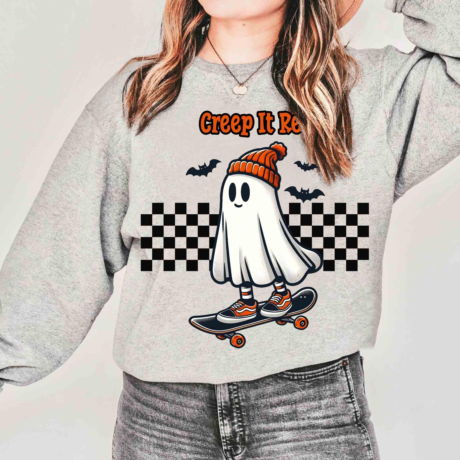 Creep It Real Png, Halloween Png, Retro Halloween Png, Distressed Cute ...