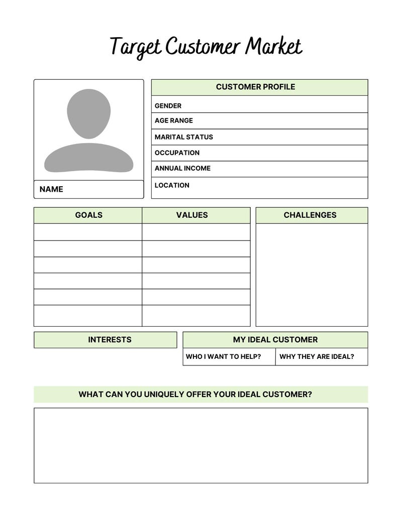Canva Editable MARKETING PLANNER, 53 Pgs - Etsy