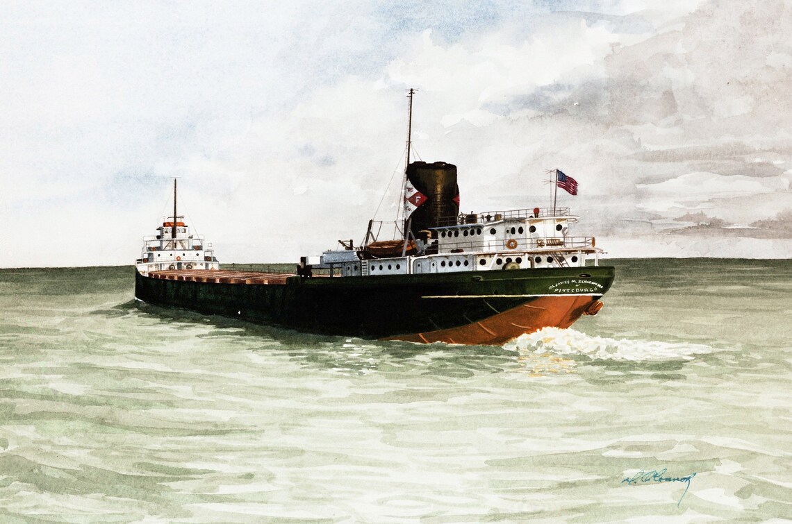 Col. James M. Schoonmaker Shenango Furnace Co. Great Lakes Freighter ...
