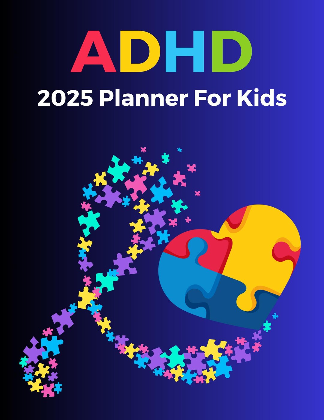2025 ADHD Calendar for Kids - Etsy