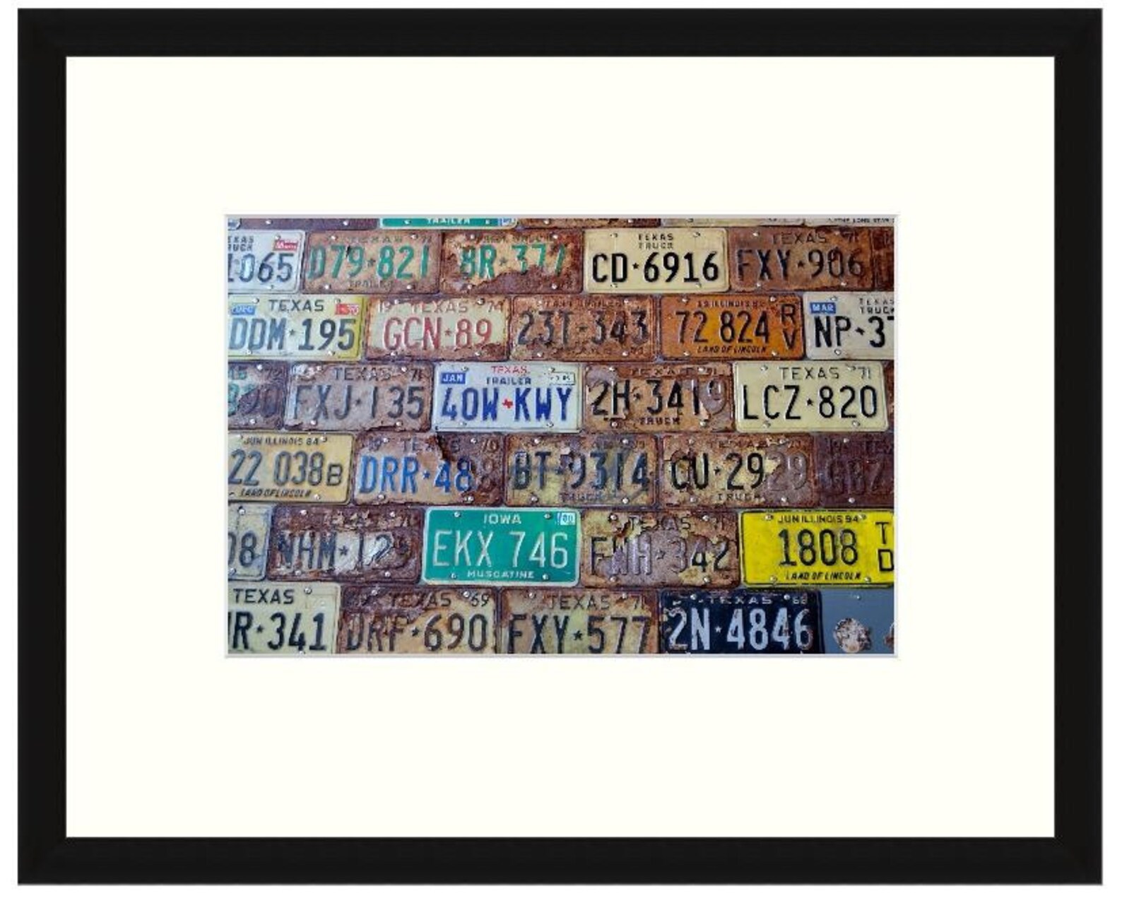 Dallas Texas Photograph. Licence Plate Photo Number Plate - Etsy