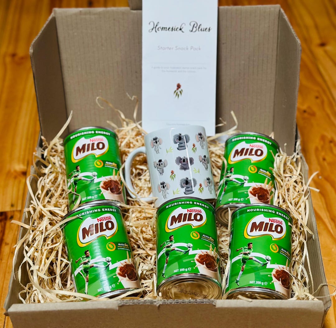 Australian Care Package Milo Box Including Fun Instructions on Classic ...