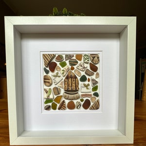 Denise Ward Creates Sea/ocean Shadow Boxes, Sea Glass Art, Sea Pottery ...