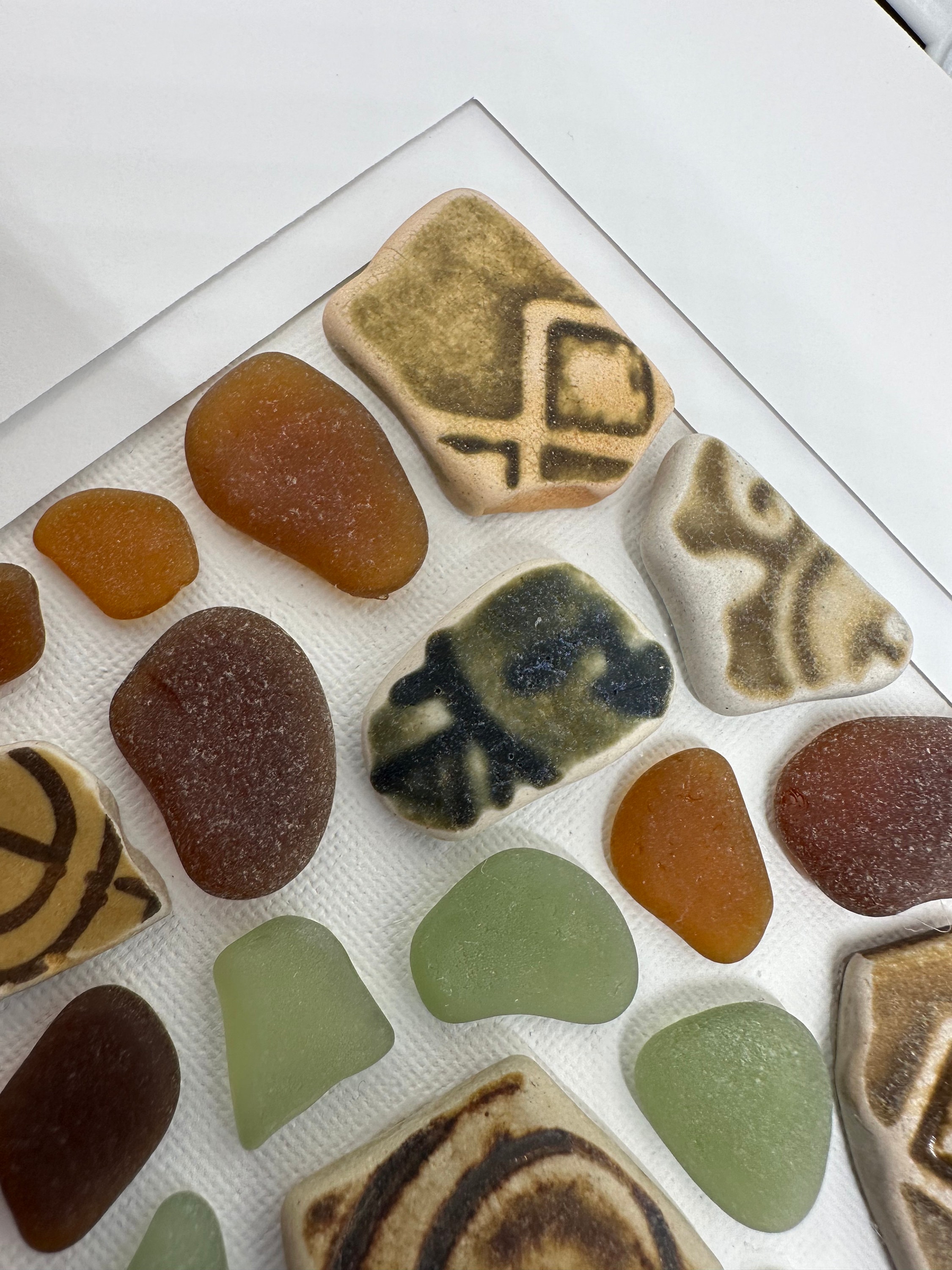 Denise Ward Creates - Sea/ocean Shadow Boxes, Real Sea Glass, Genuine ...