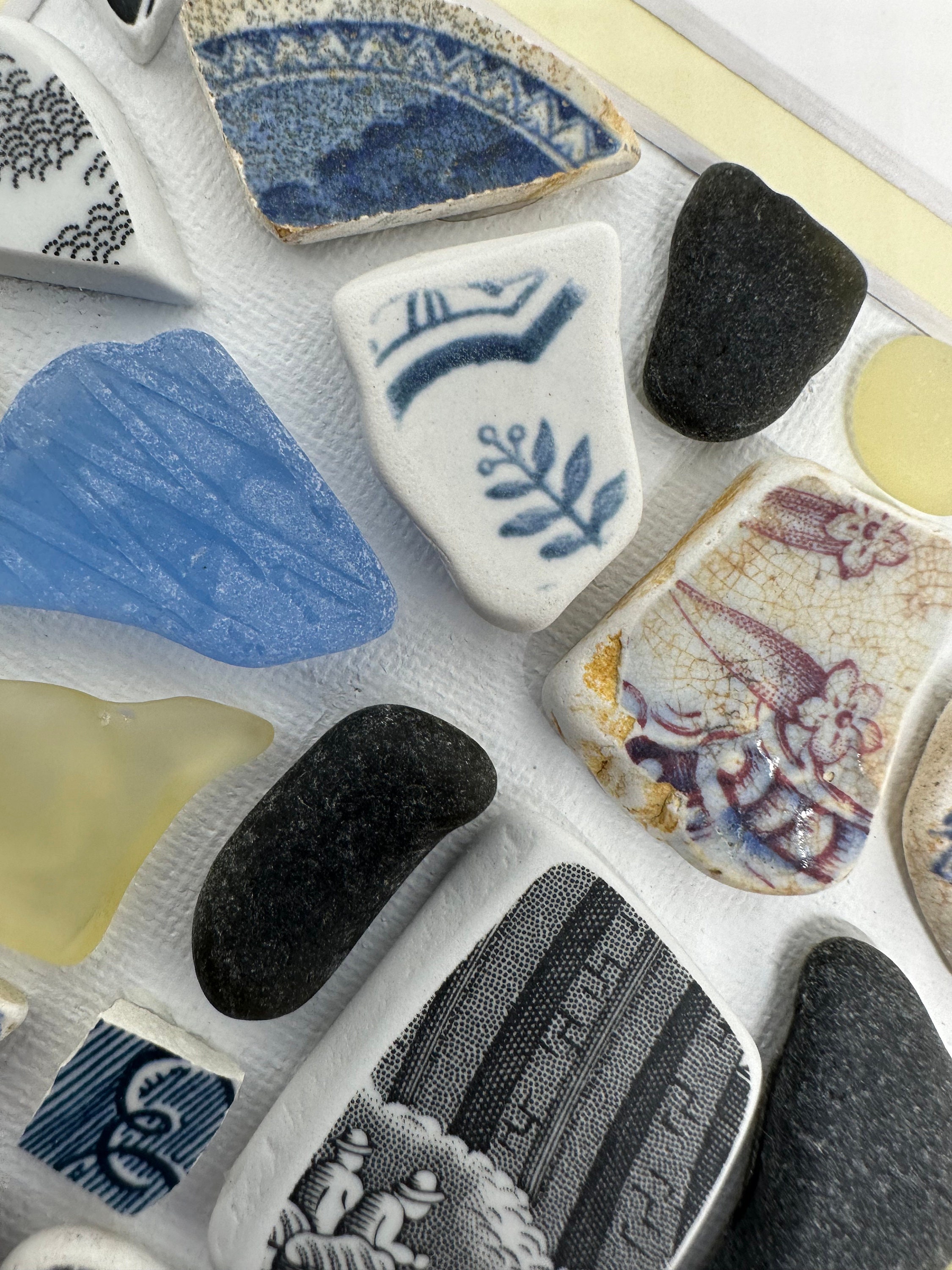 Denise Ward Creates - Sea/ocean Shadow Boxes, Real Sea Glass, Sea ...