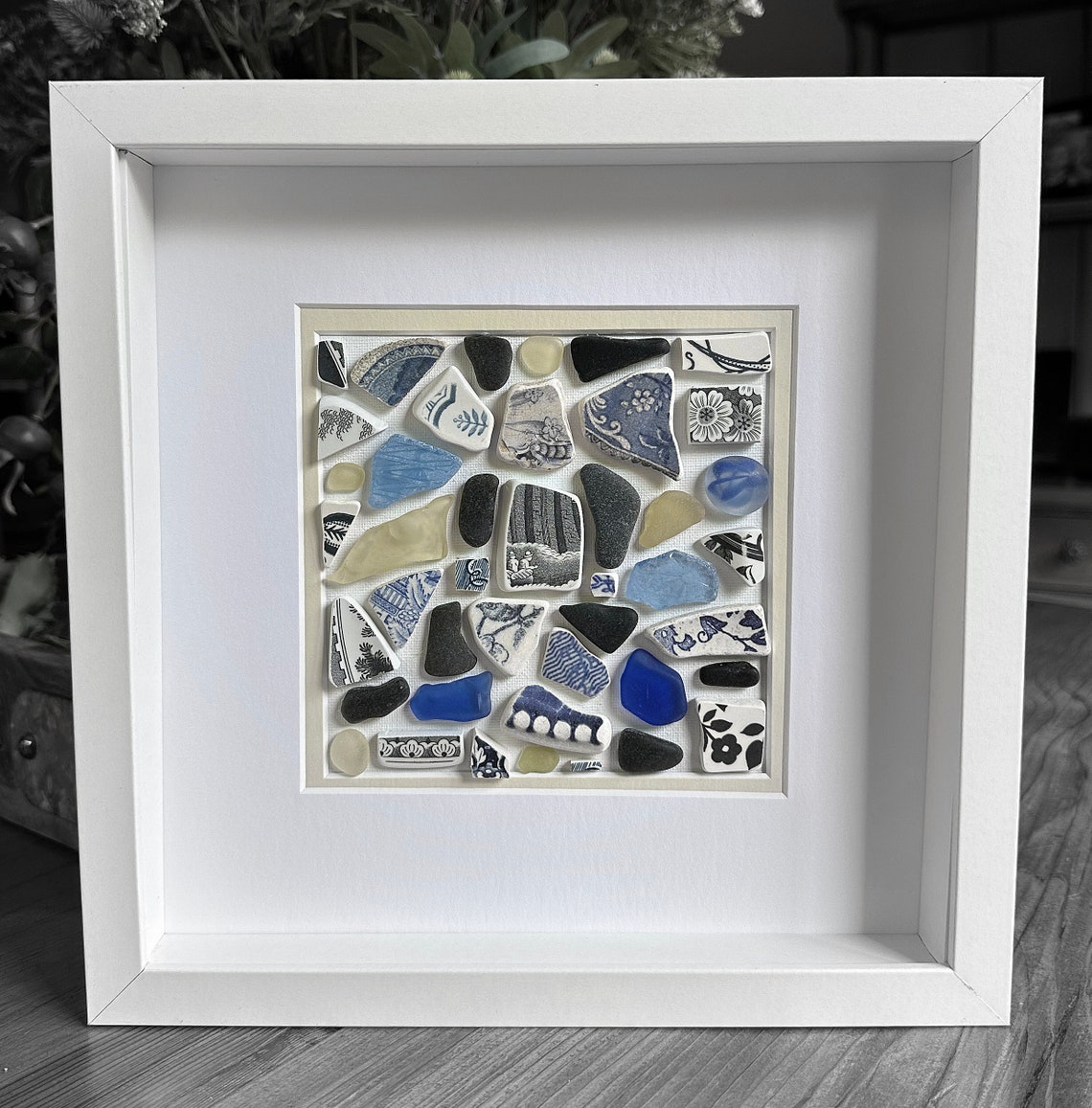 Denise Ward Creates - Sea/ocean Shadow Boxes, Real Sea Glass, Sea ...