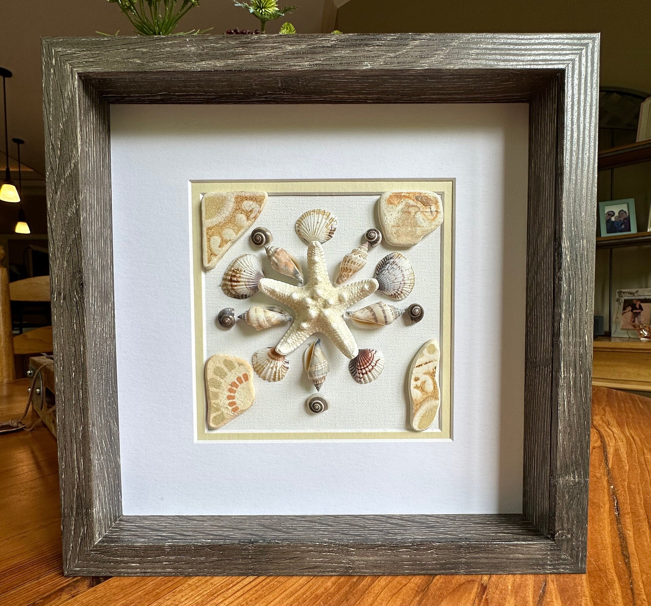 Denise Ward Creates - Sea/ocean Shadow Boxes, Real Sea Glass, Genuine ...