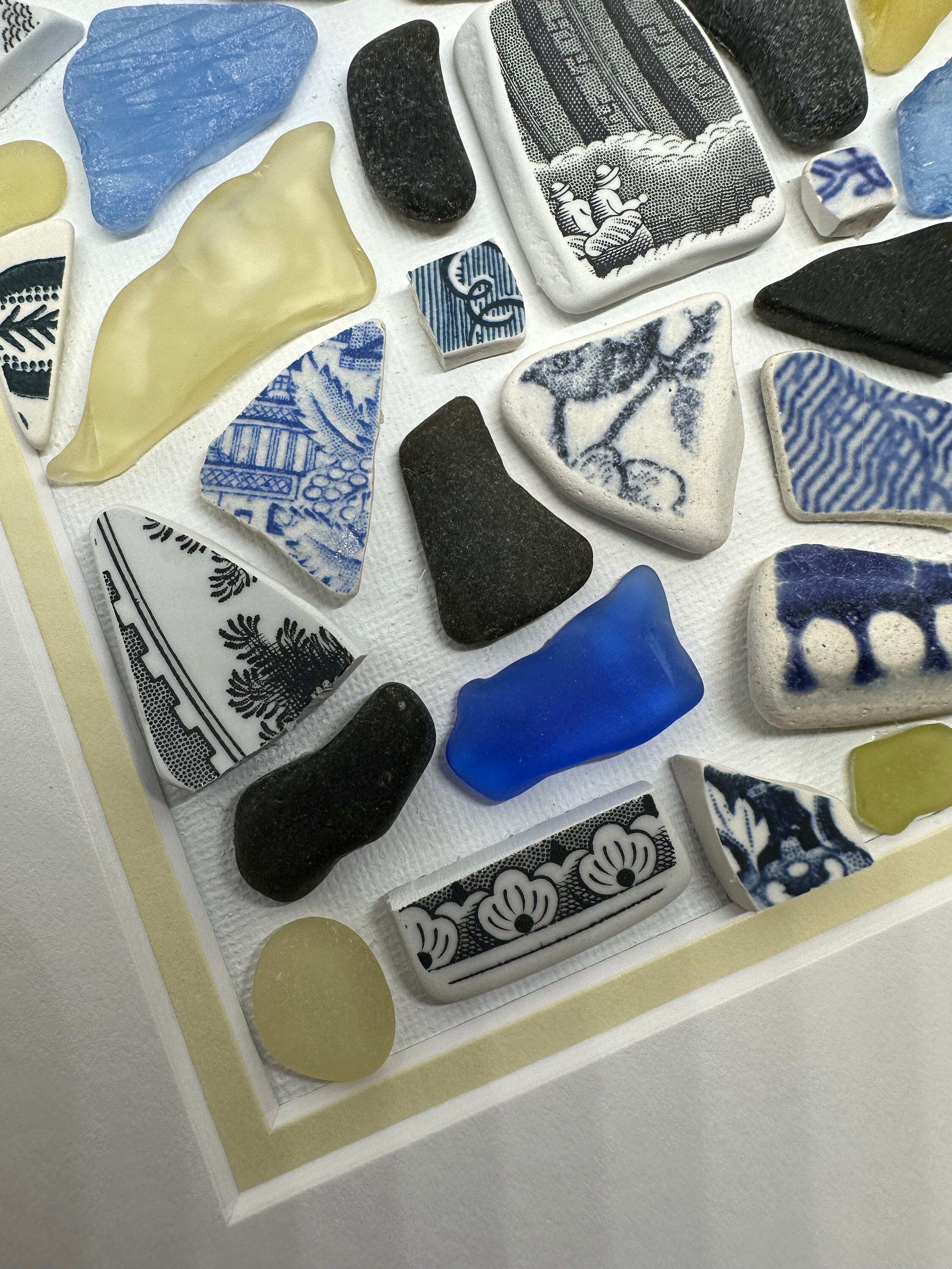 Denise Ward Creates - Sea/ocean Shadow Boxes, Real Sea Glass, Sea ...