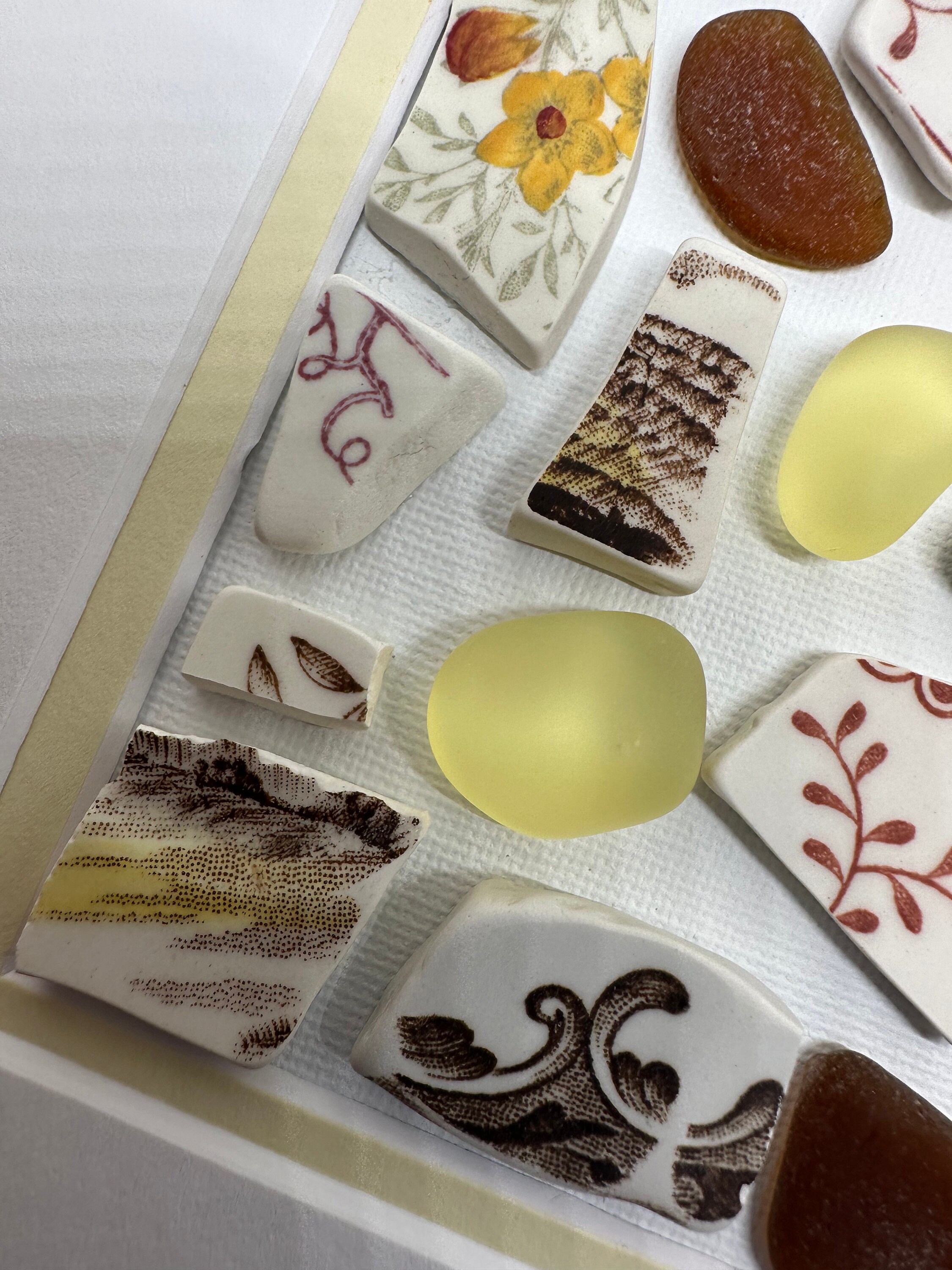 Denise Ward Creates - Sea/ocean Shadow Boxes - Real Sea Glass, Genuine ...