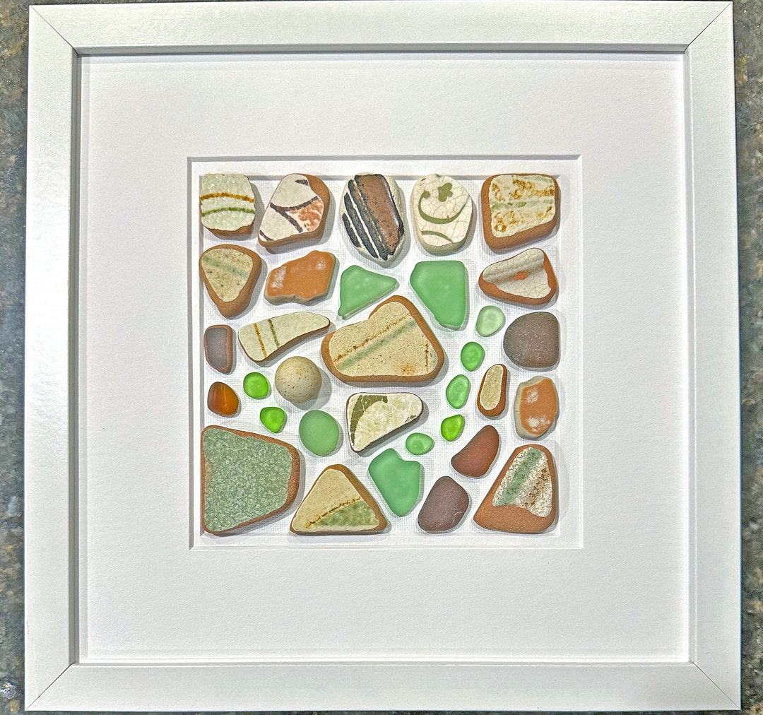 Denise Ward Creates - Sea/ocean Shadow Boxes, Mixed Media & Mosaics - Etsy