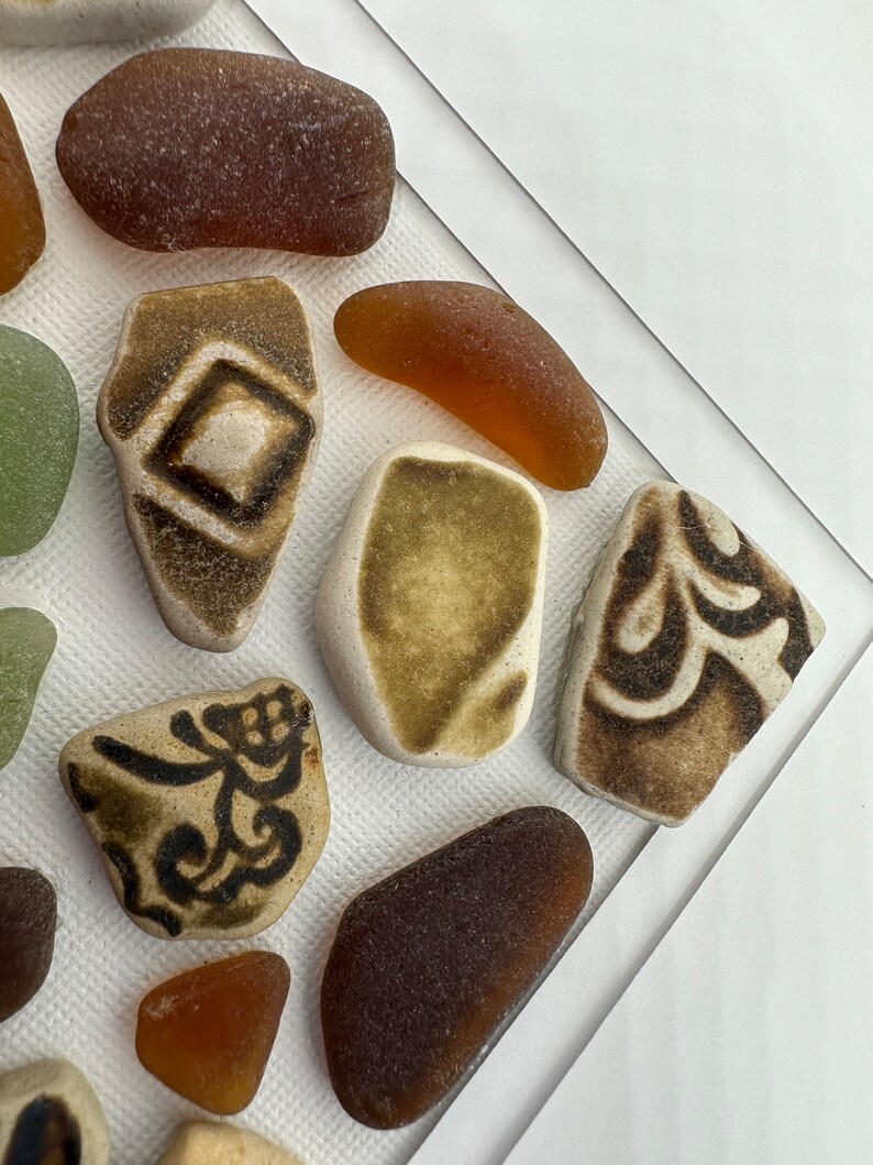 Denise Ward Creates - Sea/ocean Shadow Boxes, Real Sea Glass, Genuine ...