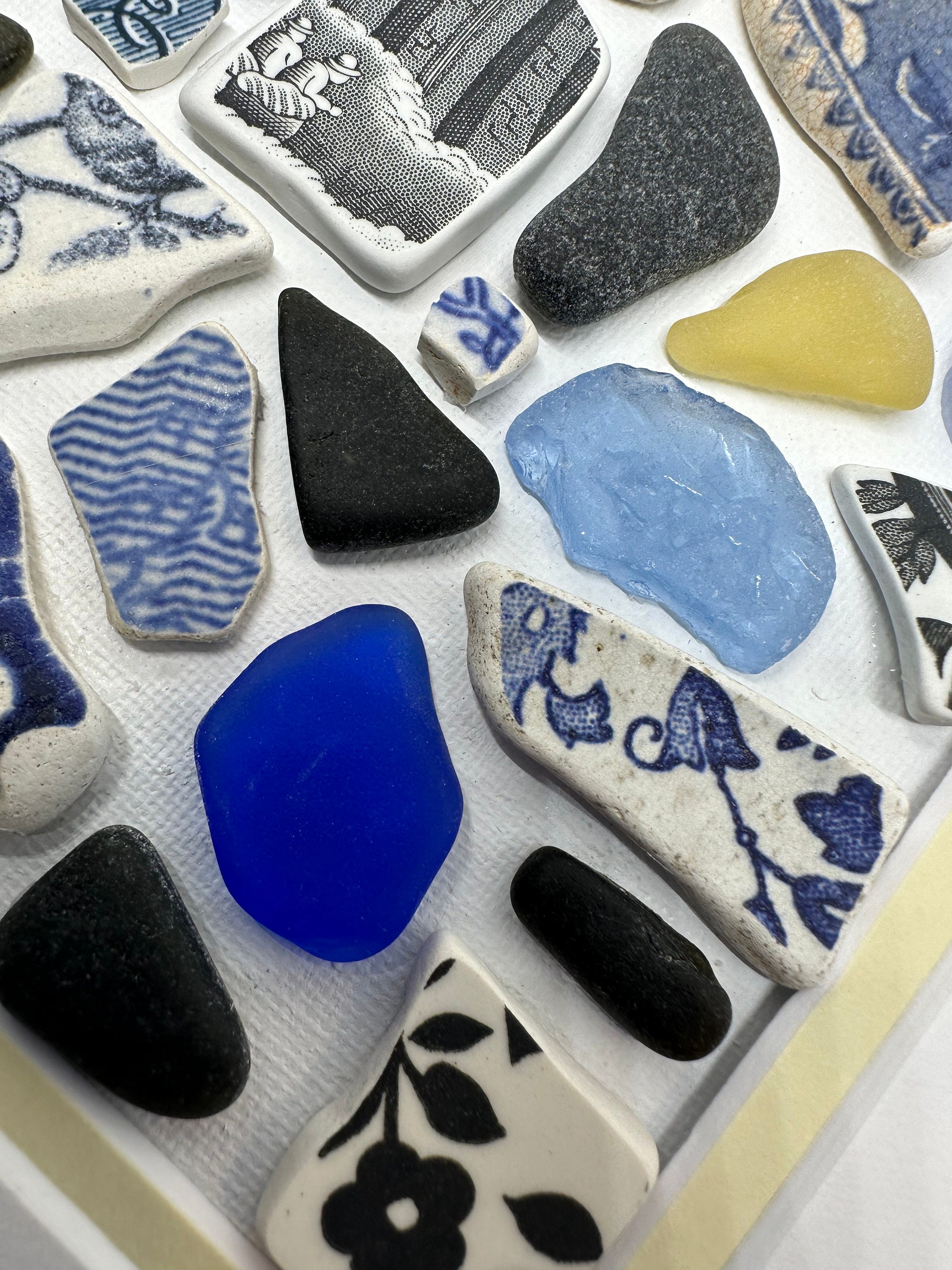 Denise Ward Creates - Sea/ocean Shadow Boxes, Real Sea Glass, Sea ...