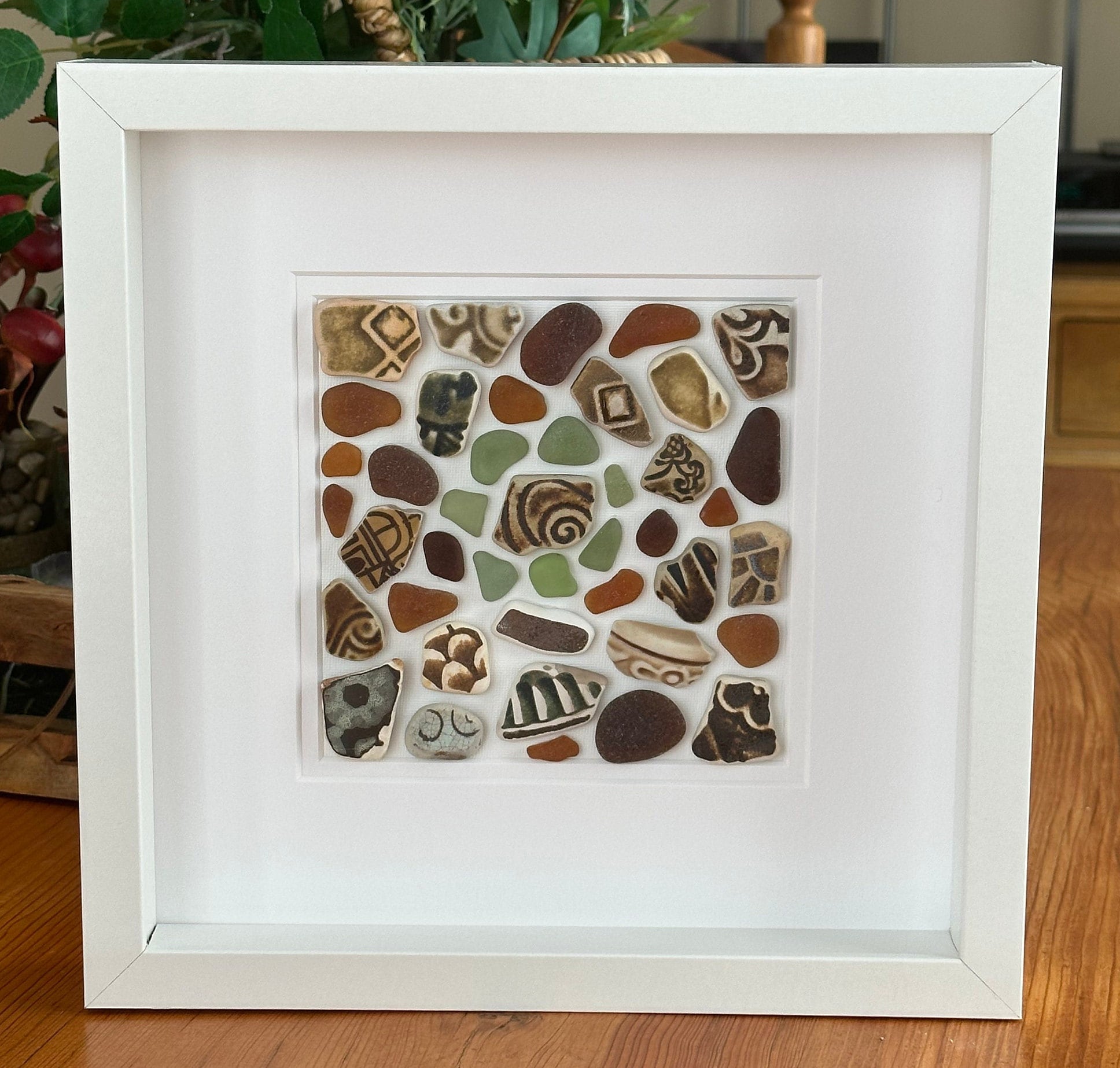 Denise Ward Creates - Sea/ocean Shadow Boxes, Real Sea Glass, Genuine ...