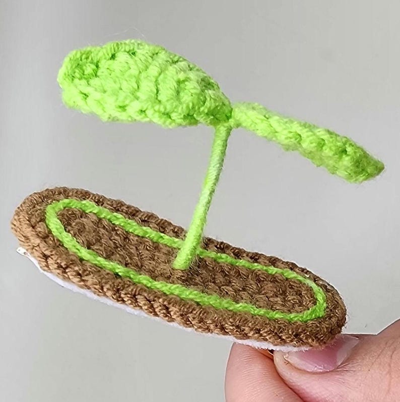 Handmade Crochet Sprouts Festival Hat & Hair Clip - Etsy