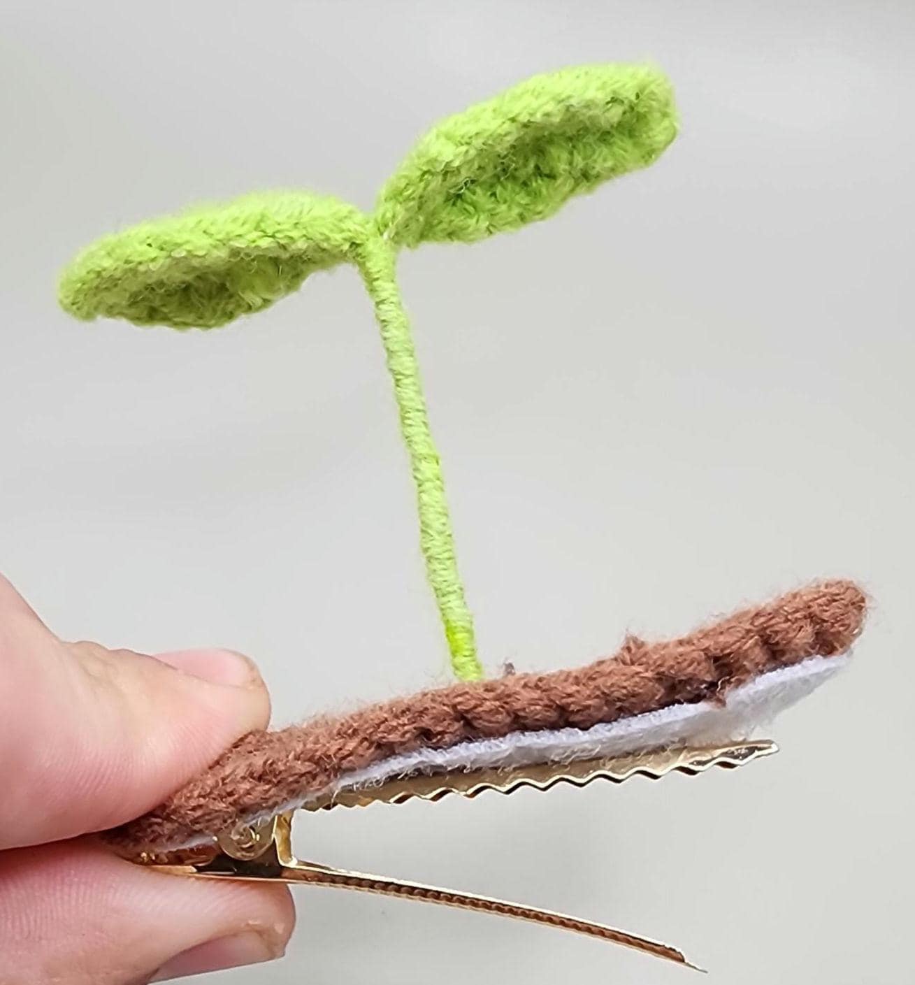 Handmade Crochet Sprouts Festival Hat & Hair Clip - Etsy