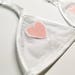 Heart Bralette, Triangle Bra, Mesh Bralette, Lingerie, White Lingerie ...