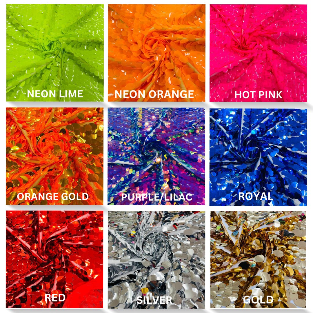 JUMBO - Sequins Oval Sequin Paillette/tear Drop Mermaid Big Sequins ...