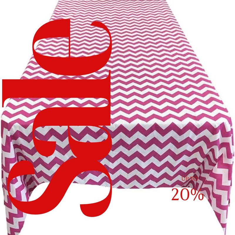 Chevron Tablecloth - Etsy
