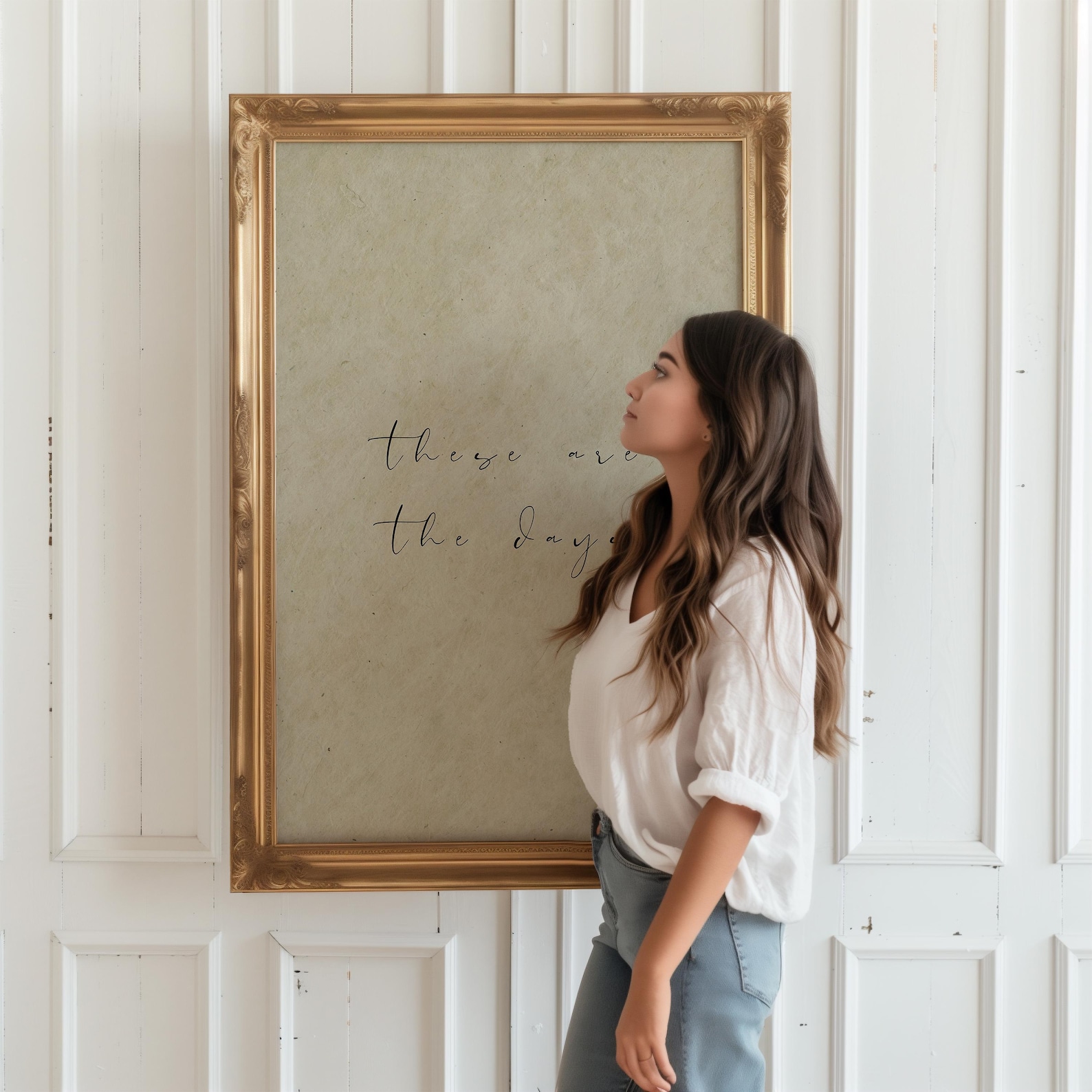 These Are the Days Quote Print, Entryway Wall Decor, Inspiring Words ...