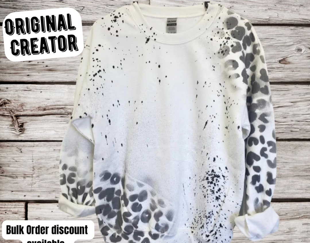 Leopard Sweatshirt, Gift Idea, Mom Sweatshirt, Leopard Print, Country ...