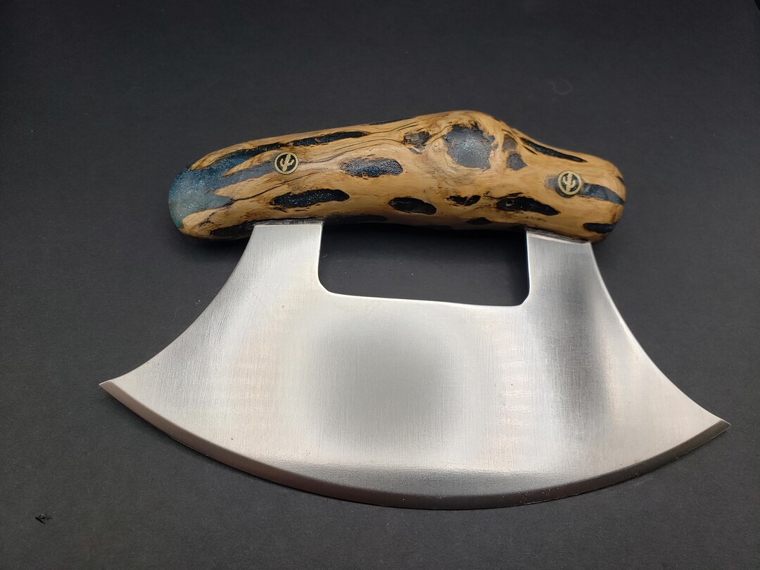 Ulu Knife Cholla Wood Handle Blemish Sale - Etsy