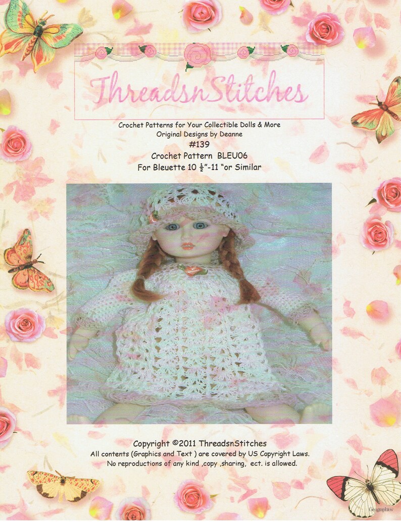 Bleuette Crochet Pattern 139 - Etsy
