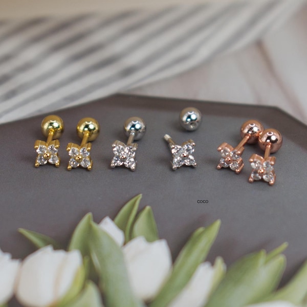 Screw Back Studs - Etsy