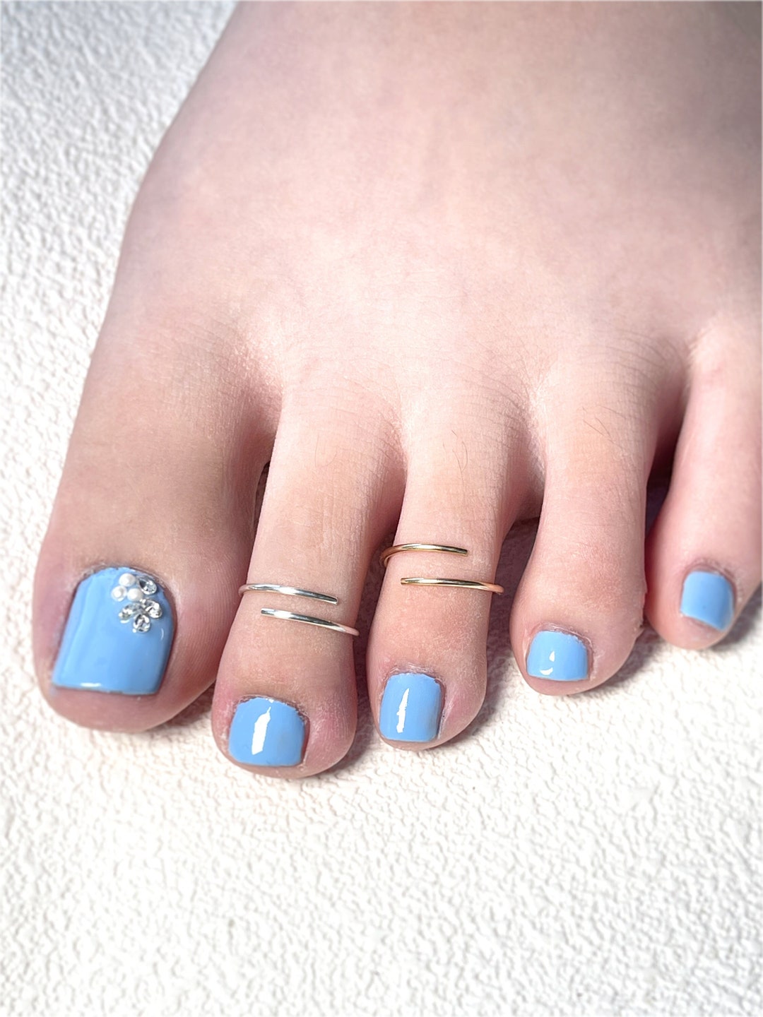 14k Gold Filled Dainty Toe Ring-tiny Toe Ring-delicate Toe Ring-thin ...