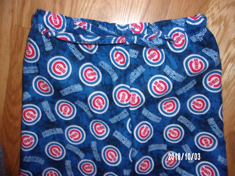 Chicago Cubs Flannel Pants With Matching Gift Bag - Etsy