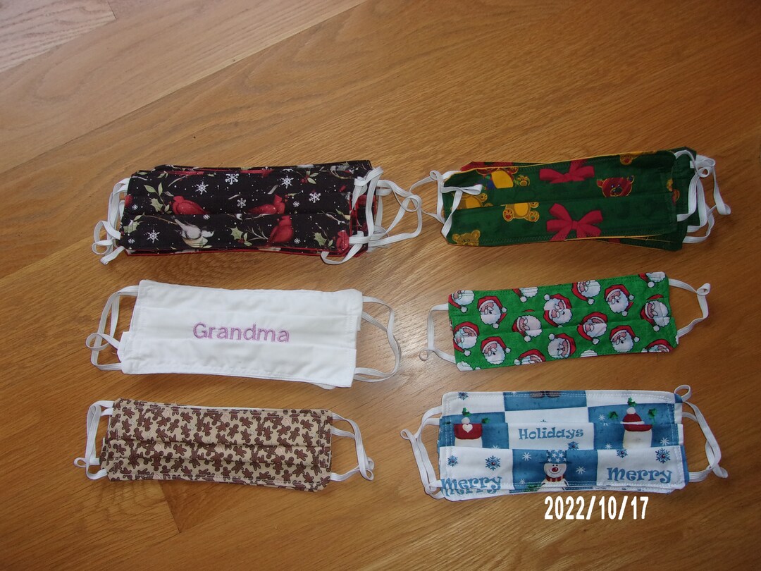 18 Pack Adult Face Masks Assorted grandma Teddy Bear - Etsy