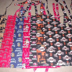 California Sports Barbeque Apron anaheim Angels, San Diego Padres, San ...