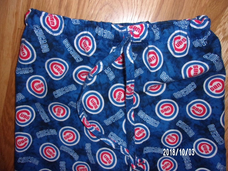 Chicago Cubs Flannel Pants With Matching Gift Bag - Etsy
